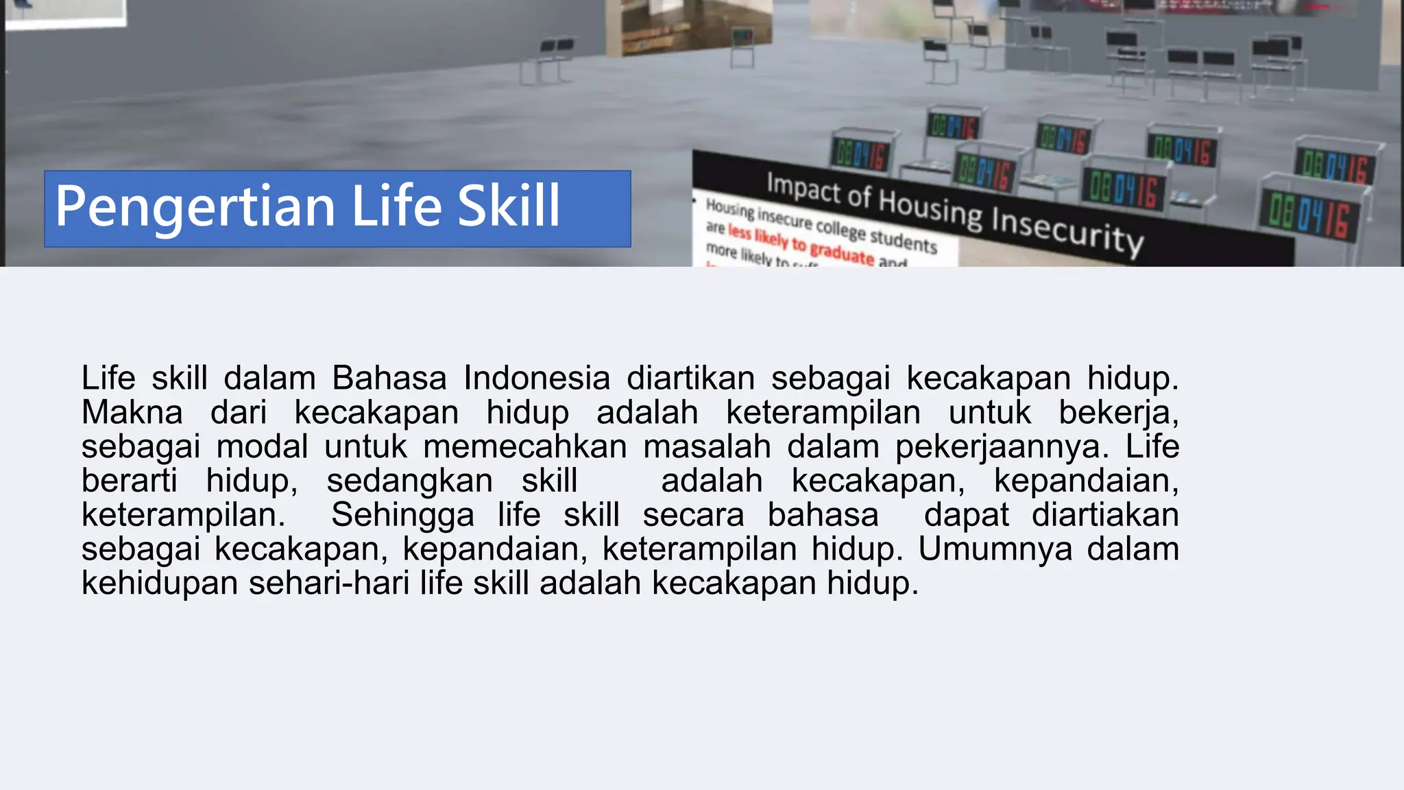 PPT K8 - MUATAN LIFE SKILL DALAM PEMBELAJARAN BERWAWASAN KEMASYARAKATAN ...