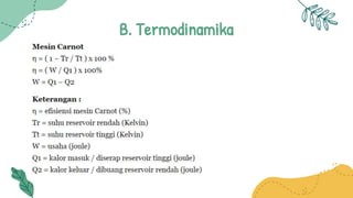 Ppt kalor dan termodinamika | PPTX
