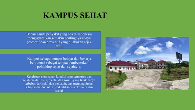 PPT KAMPUS SEHAT stikes nauli husada sibolga | PPT