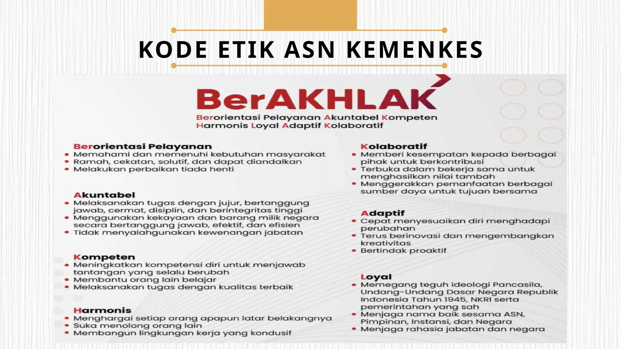 PPT KAPUS ADK ANALISIS BUDAYA ORG DAN KODE ETIK & PERILAKU ASN 7 DES ...