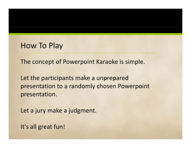 Ppt karaoke game | PDF | Technology & Computing