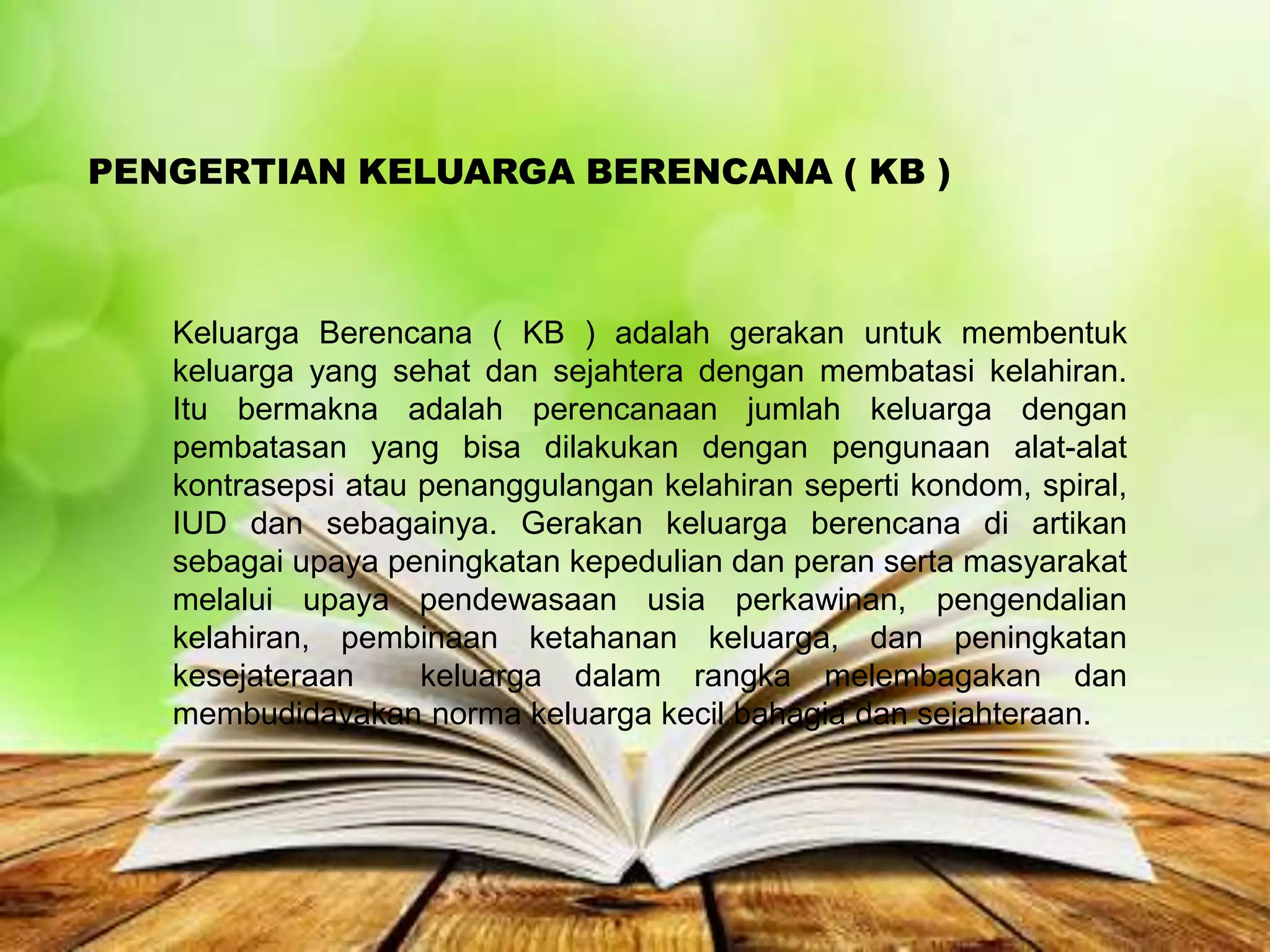 Keluarga Berencana | PPTX