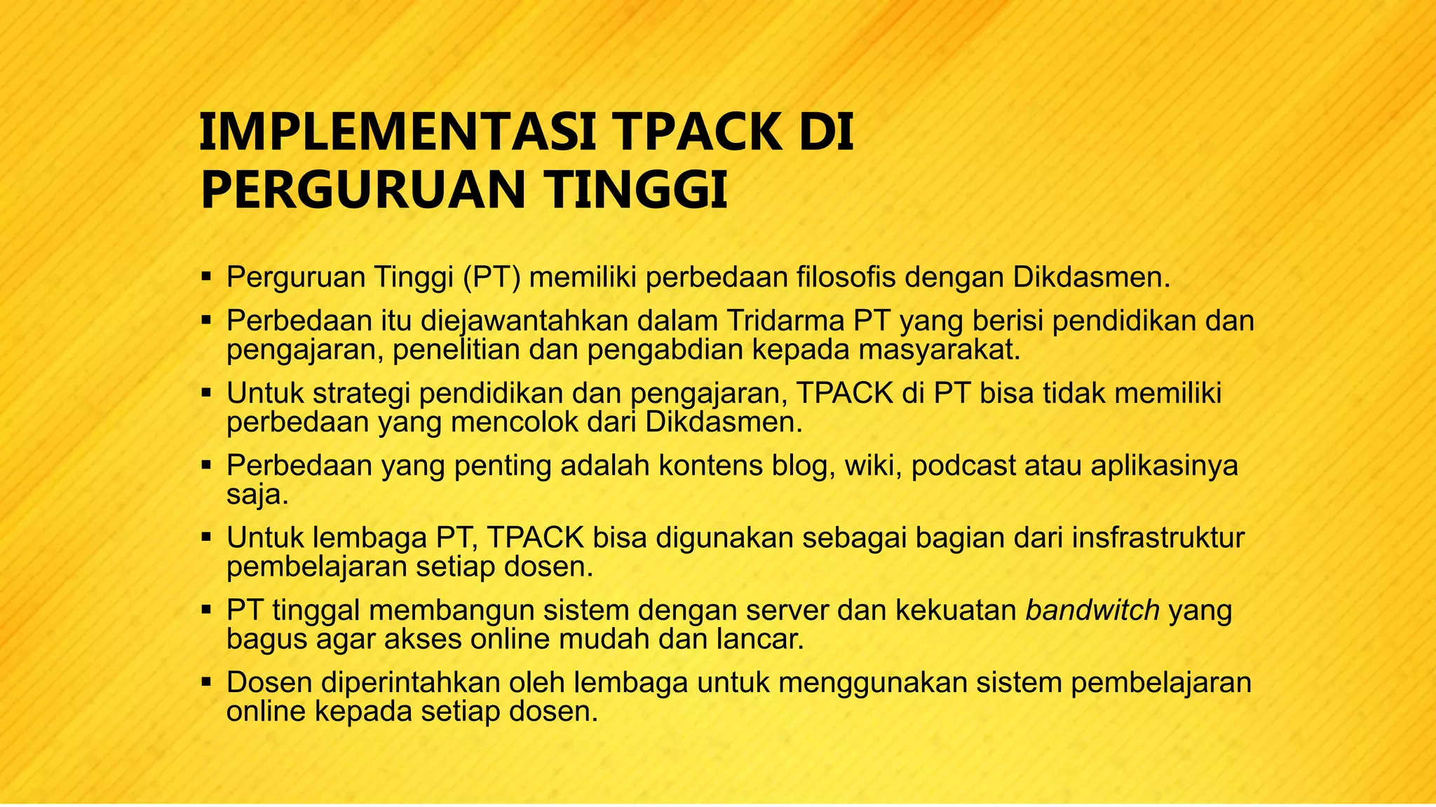 KB 4 Technological, Pedagogical And Content Knowledge (TPACK) Dalam ...