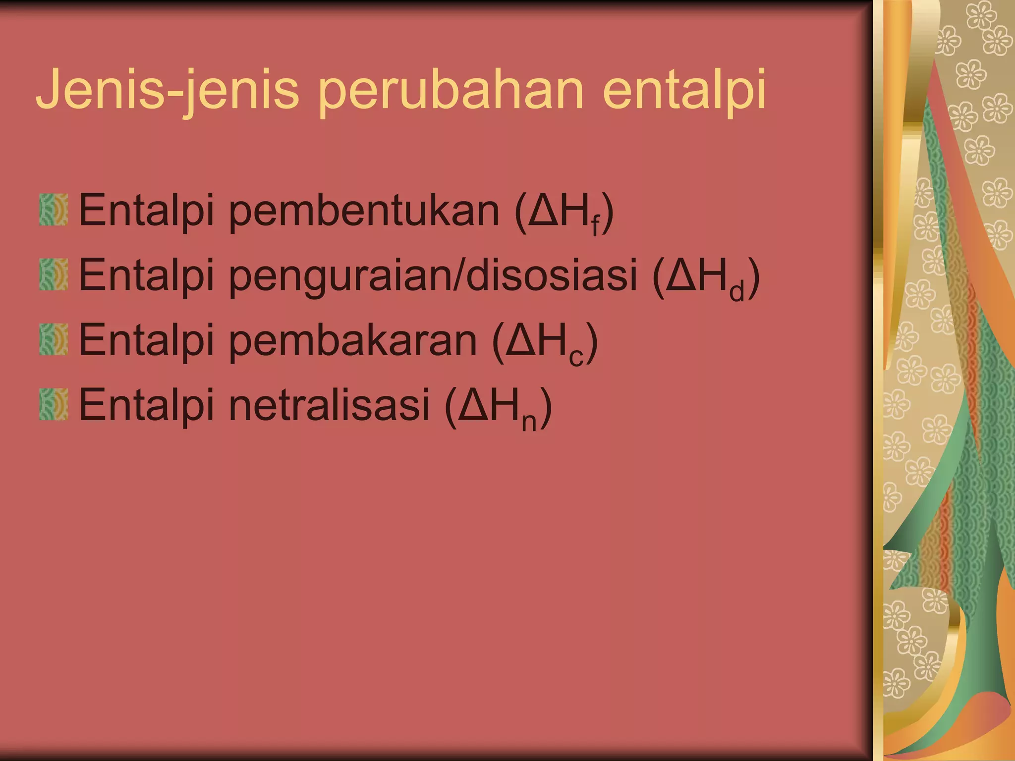 Ppt kd 3.2 termokimia (perubahan entalpi) | PPT