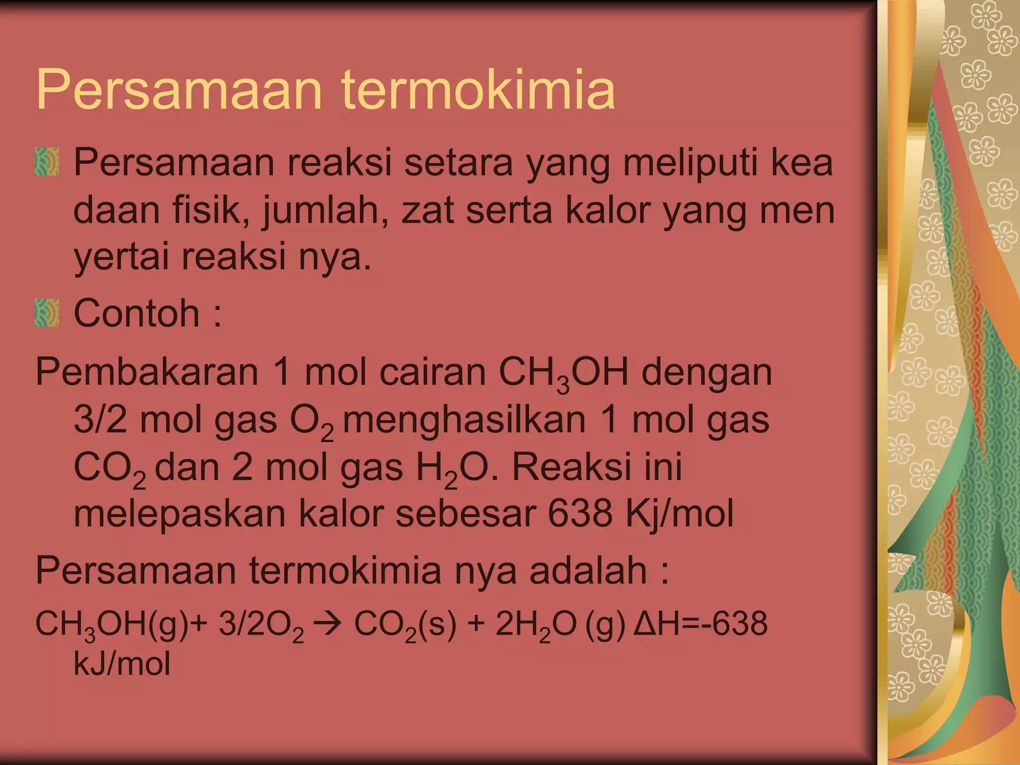 Ppt kd 3.2 termokimia (perubahan entalpi) | PPT