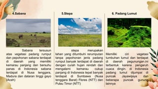 PPT KEANEKARAGAMAN HAYATI FLORA DAN FAUNA DI INDONESIA | PPTX