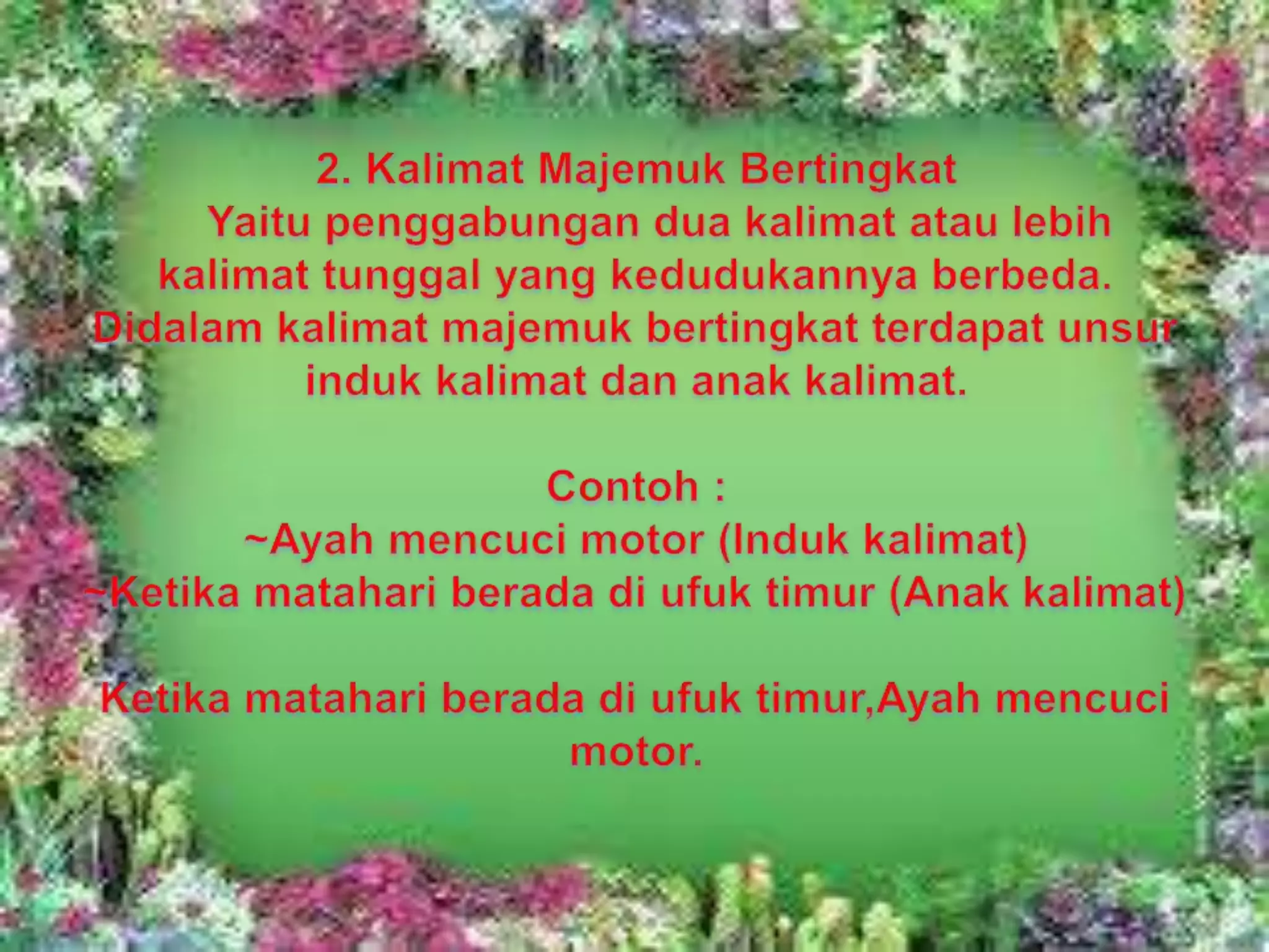 Kalimat Tunggal dan Kalimat Majemuk | PPTX