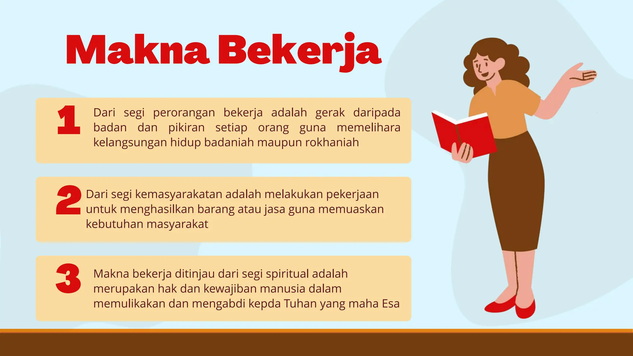 Program P5 PPT Kebekerjaan Topik 1.pptx Makna bekerja ditinjau dari segi spiritual adalah ...