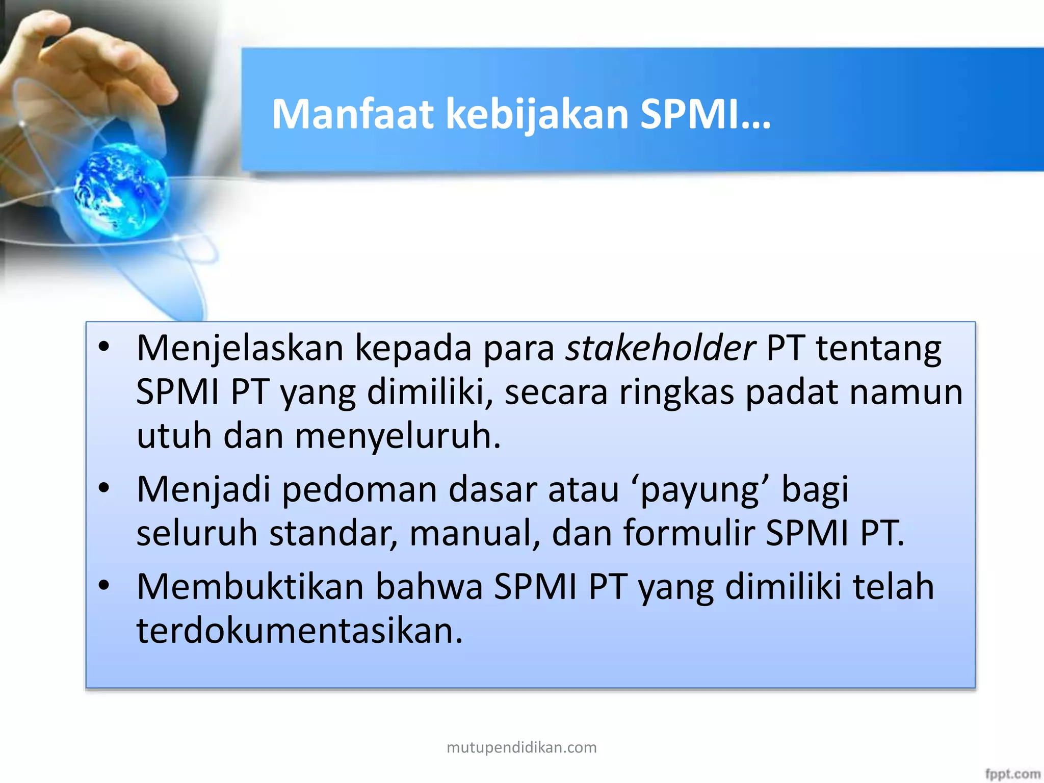 PPT Kebijakan SPMI Pendidikan.pptx