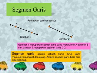 Ppt kedudukan garis kelas VII SMP | PPTX