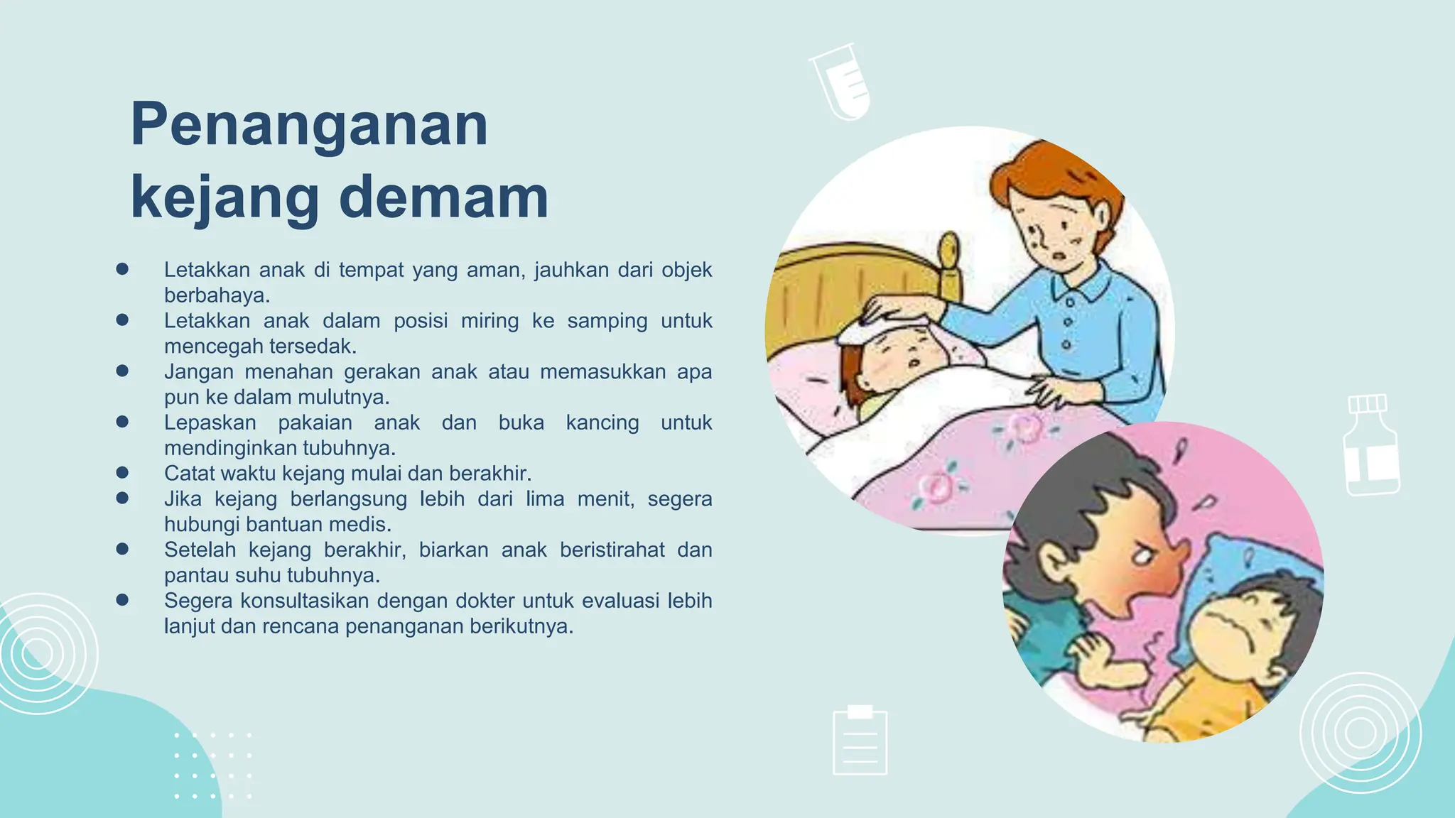 ppt kejang demam pada anak dan tindakan yang dilakuakn | PPTX
