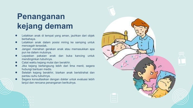 ppt kejang demam pada anak dan tindakan yang dilakuakn | PPTX