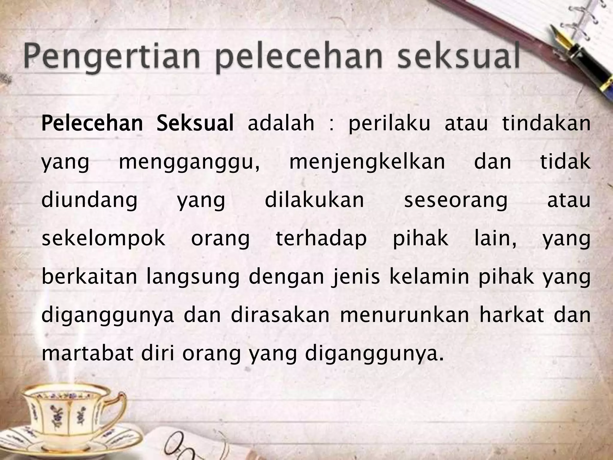 Ppt kekerasan seksual | PPTX