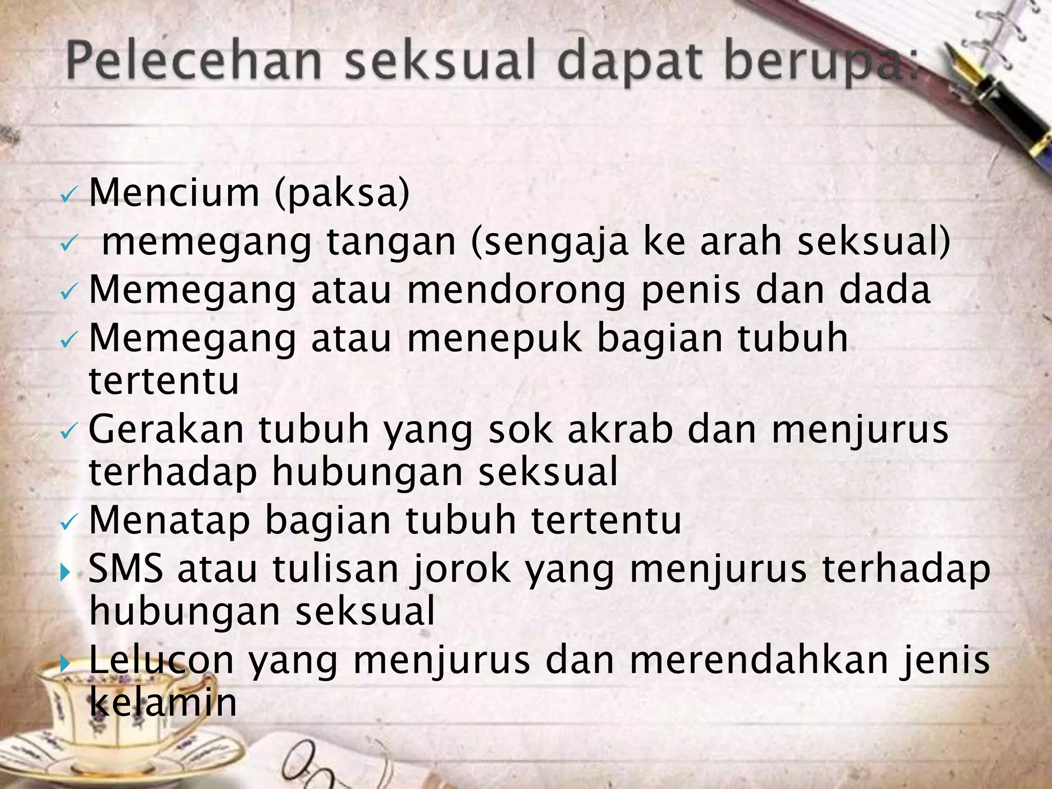 Ppt kekerasan seksual | PPTX