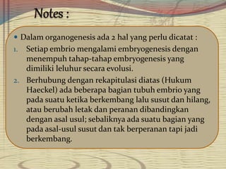 Proses pembentukan Organ penciuman dan Organogenesis | PPTX