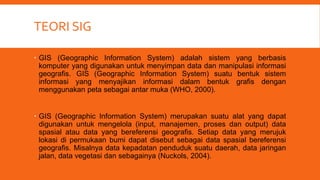 Teori dan Aplikasi Sistem Informasi Geografis | PDF