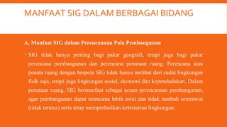 Teori dan Aplikasi Sistem Informasi Geografis | PDF