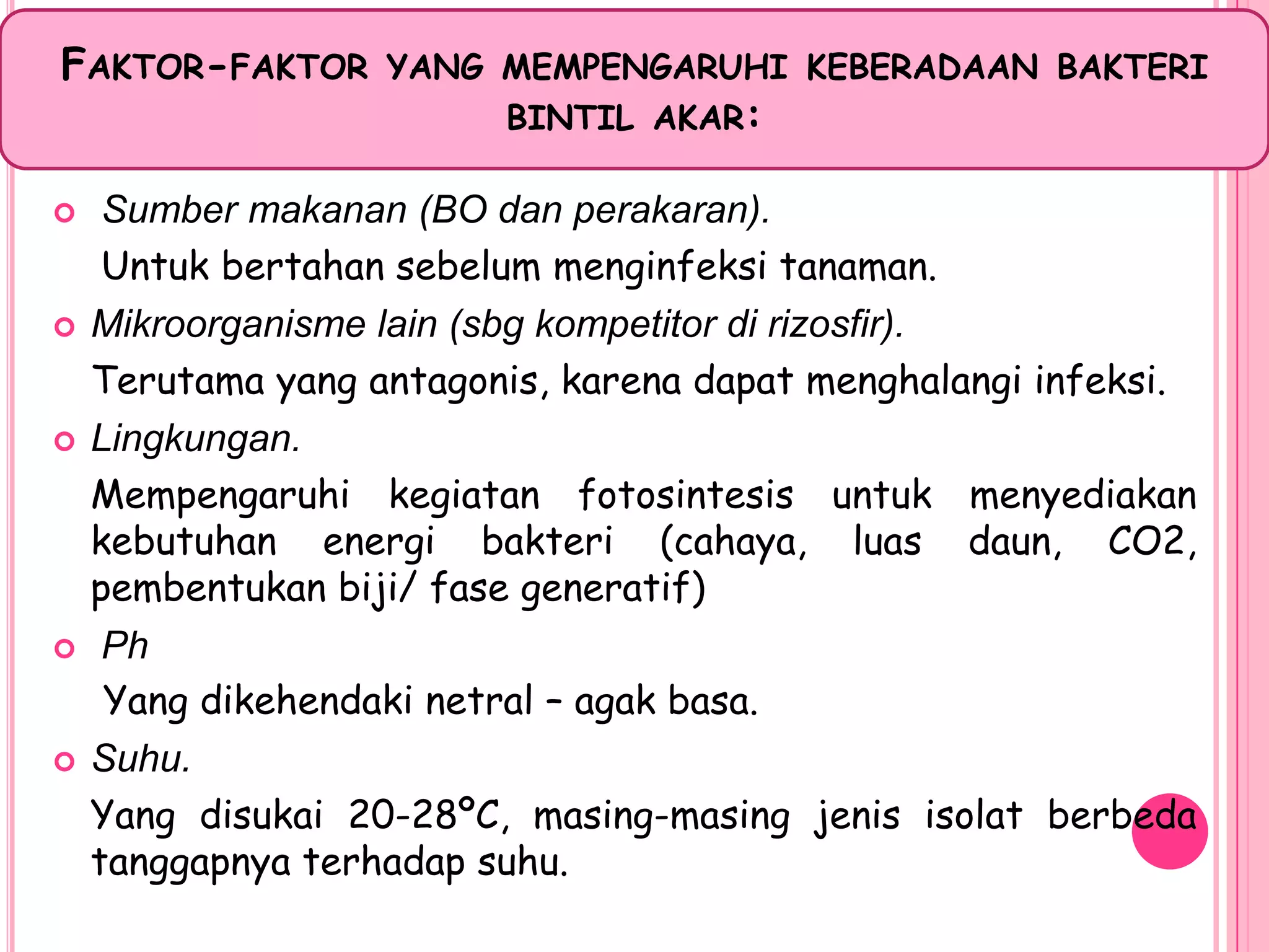 Ppinteraksi tumbuhan dengan mikroba (bakteri) | PPTX