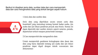 Ppt kel1 skb aspek hukum studi kelayakan bisnis univ muhammadiyah gresik | PPTX