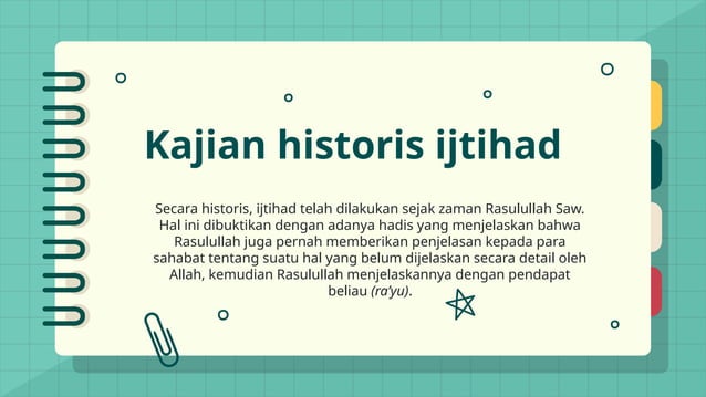 TAQLID, ITTIBA', TALFIQ, DAN IJTIHAD DALAM USHUL FIQIH | PPT