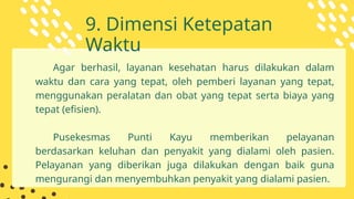 PPT DIMENSI MUTU PELAYANAN KEBIDANAN DIMENSI MUTU | PPT