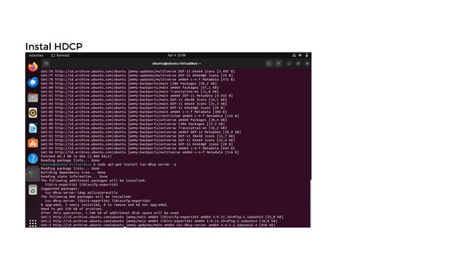 Kelompok N2 LINUX ubuntu Setting IP DHCP | PPT
