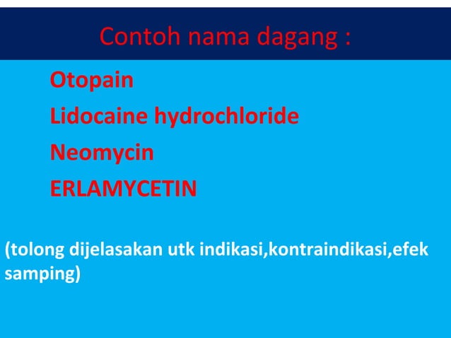 Ppt kel 2 obat obatan utk telinga-sistem persepsi sensori | PPT