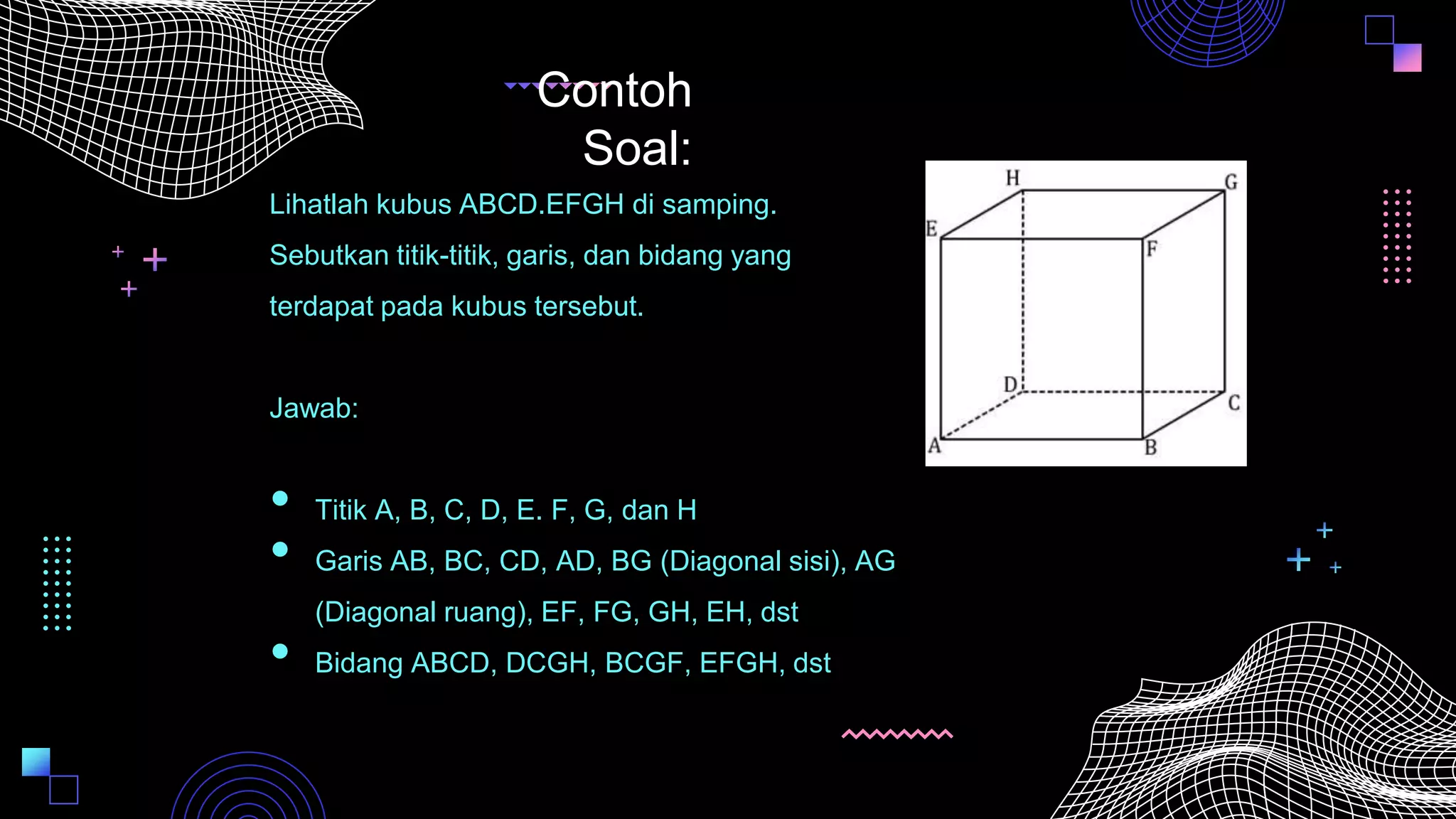 Letak titik, garis, bidang dalam ruang, & menggambar bangun ruang.pptx