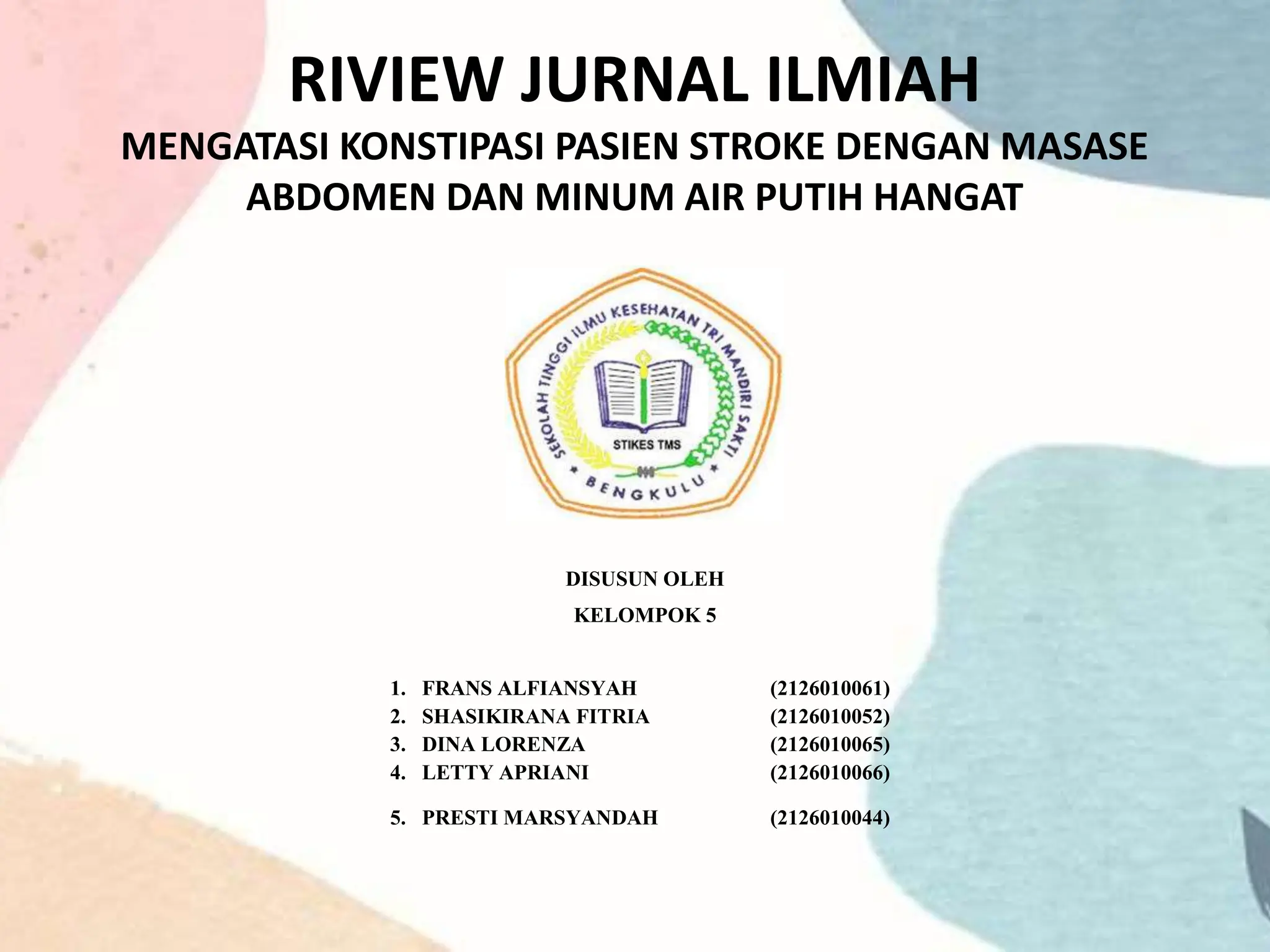 PPT KEL 5 - RIVIEW JURNAL ILMIAH-1.pptx