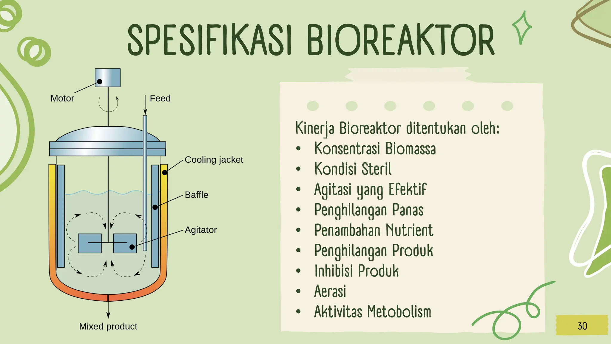 bioreaktor, dasar-dasar bioproses, teknik kimia | PDF