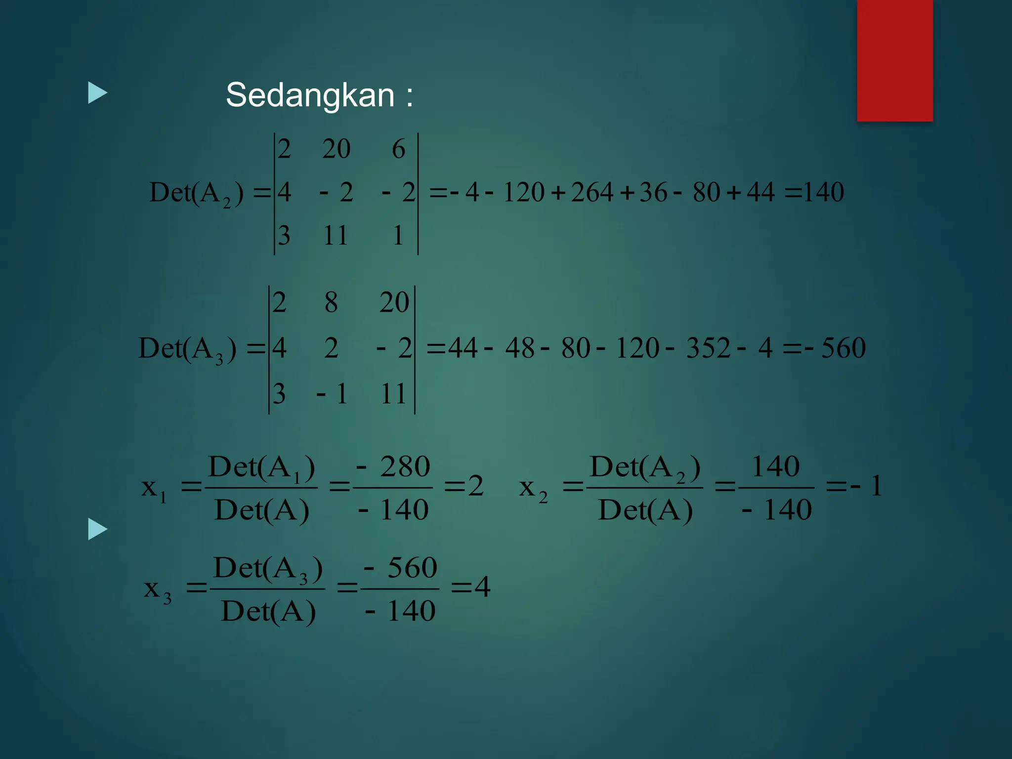 Persamaan linear dan cara menggunakan spl | PPT