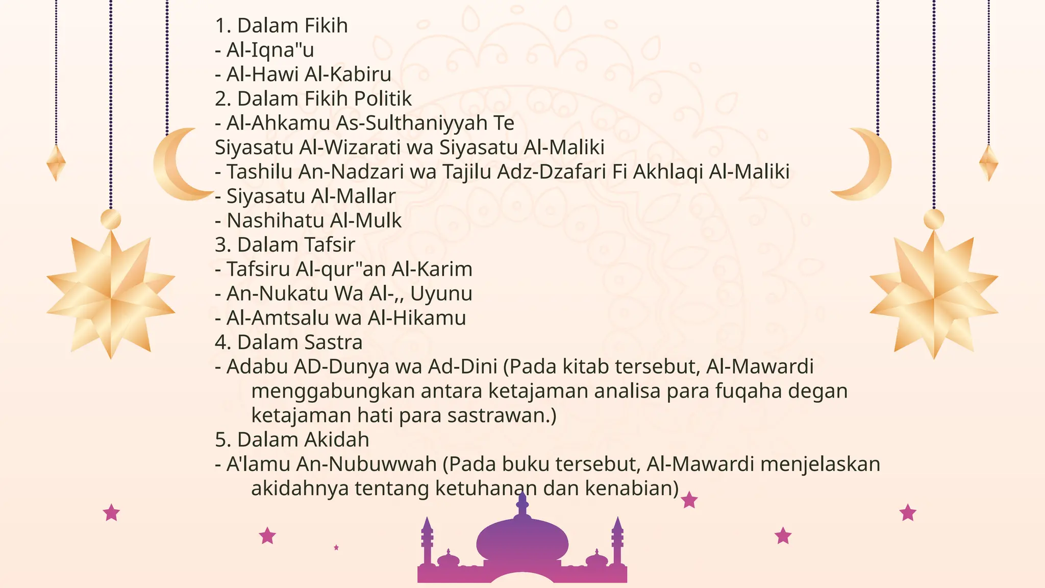 PPT KEL 6 Studi Tokoh.pptx imam Al Mawardi | PPT