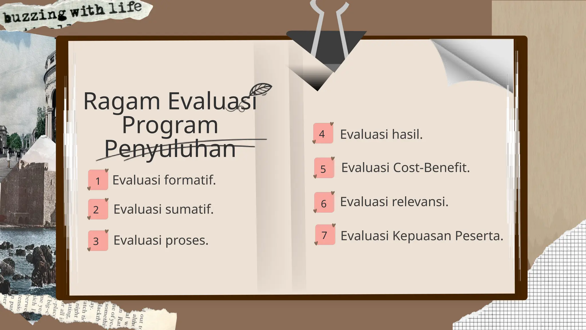 ragam dan tahapan evaluasi program penyuluhan | PPTX