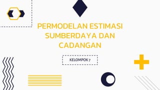 PPT KEL 7 PERMODELAN ESTIMASI.pptx