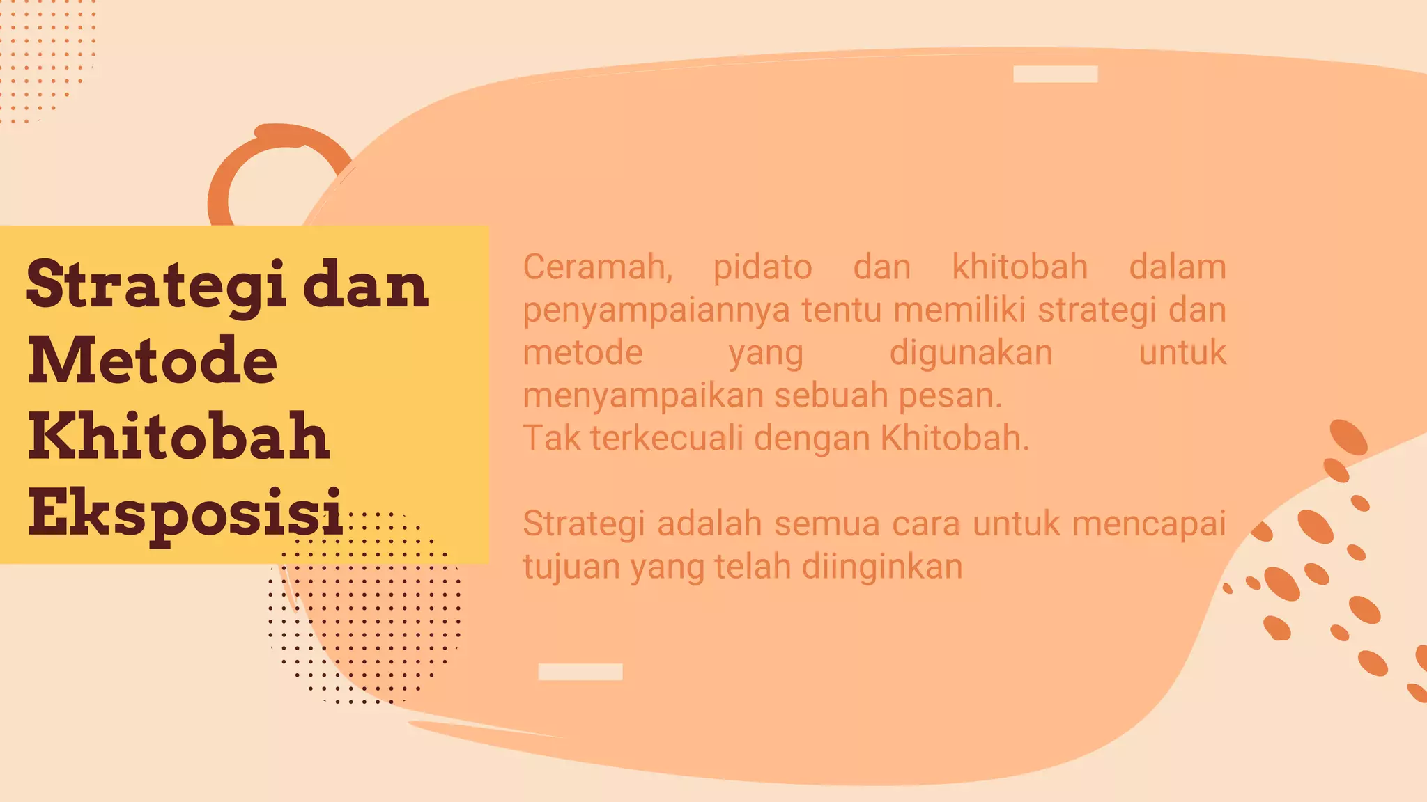 Tehnik Khitobah Eksposisi | PPT