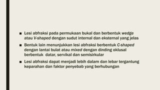 PPT Kelainan Jaringan Keras pada gigi dan mulut | PPTX
