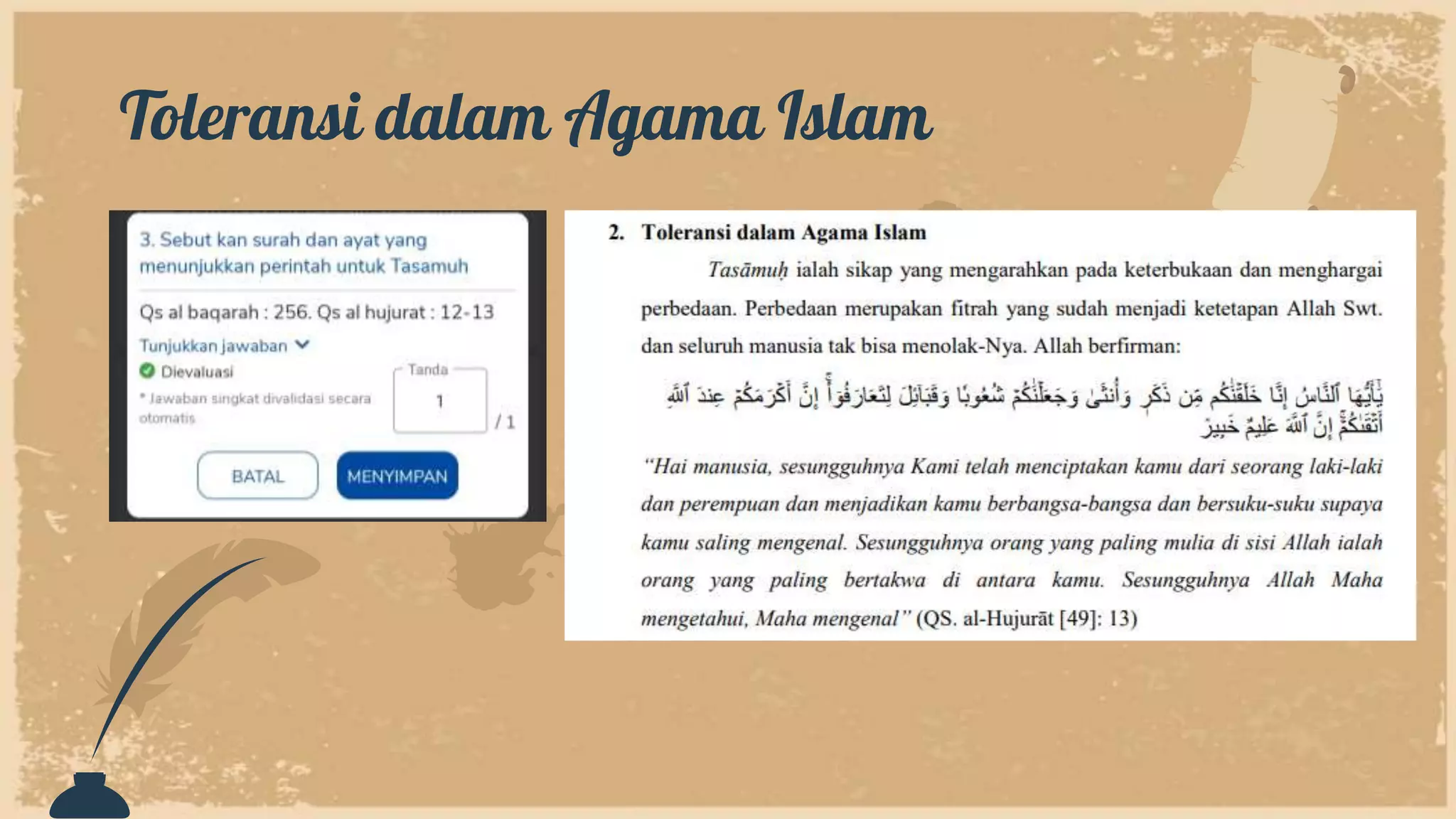 Tasamuh dan Musawah | PPTX
