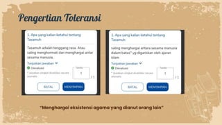 Tasamuh dan Musawah | PPTX