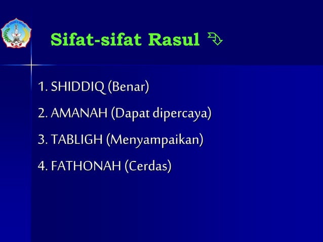 Ppt kelas 5 pel 7 iman kepada rasul allah | PPT