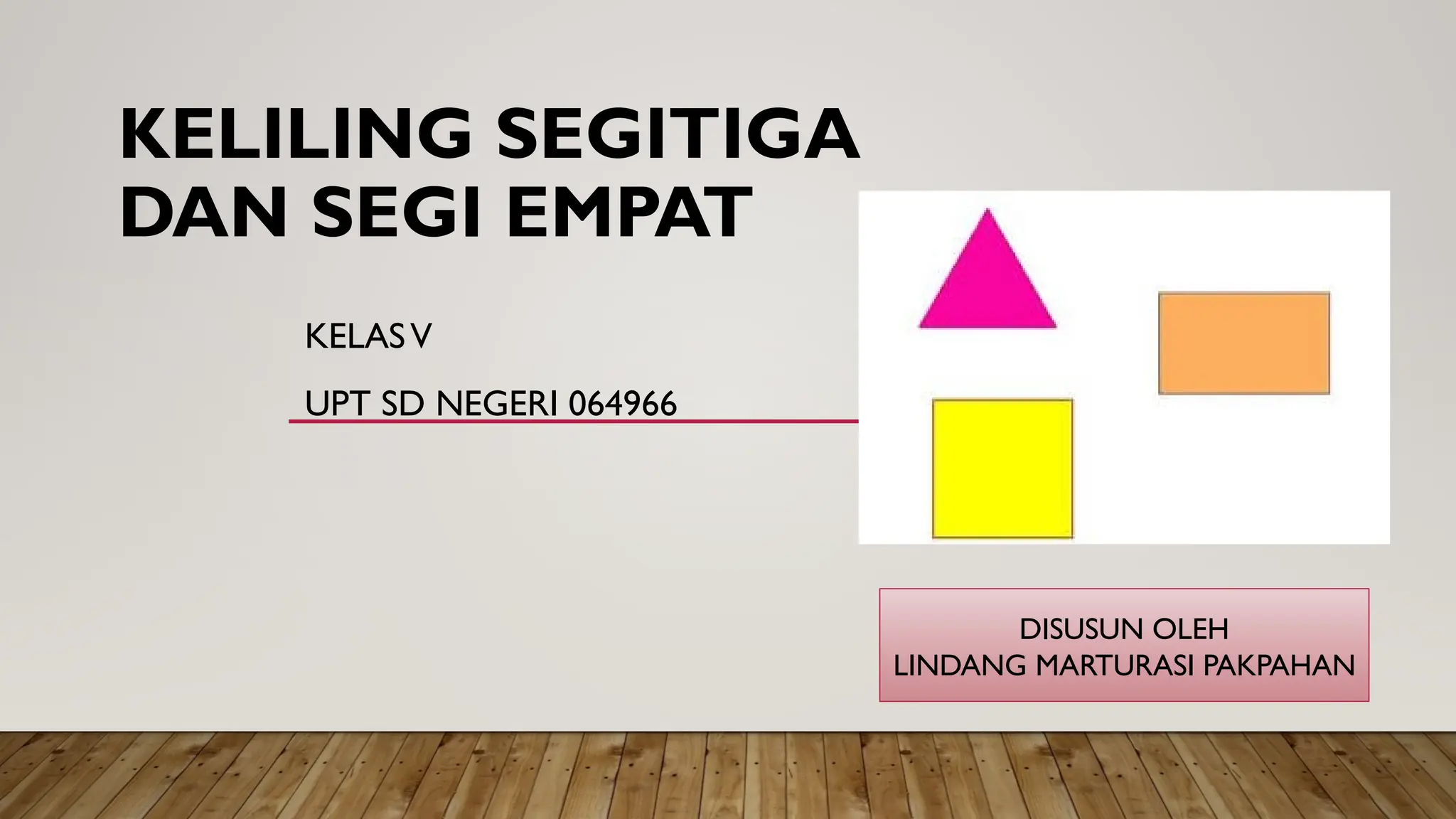 PPT keliling bangun datar. Pelajaran matematika kelas 5 SD. Disusun ...