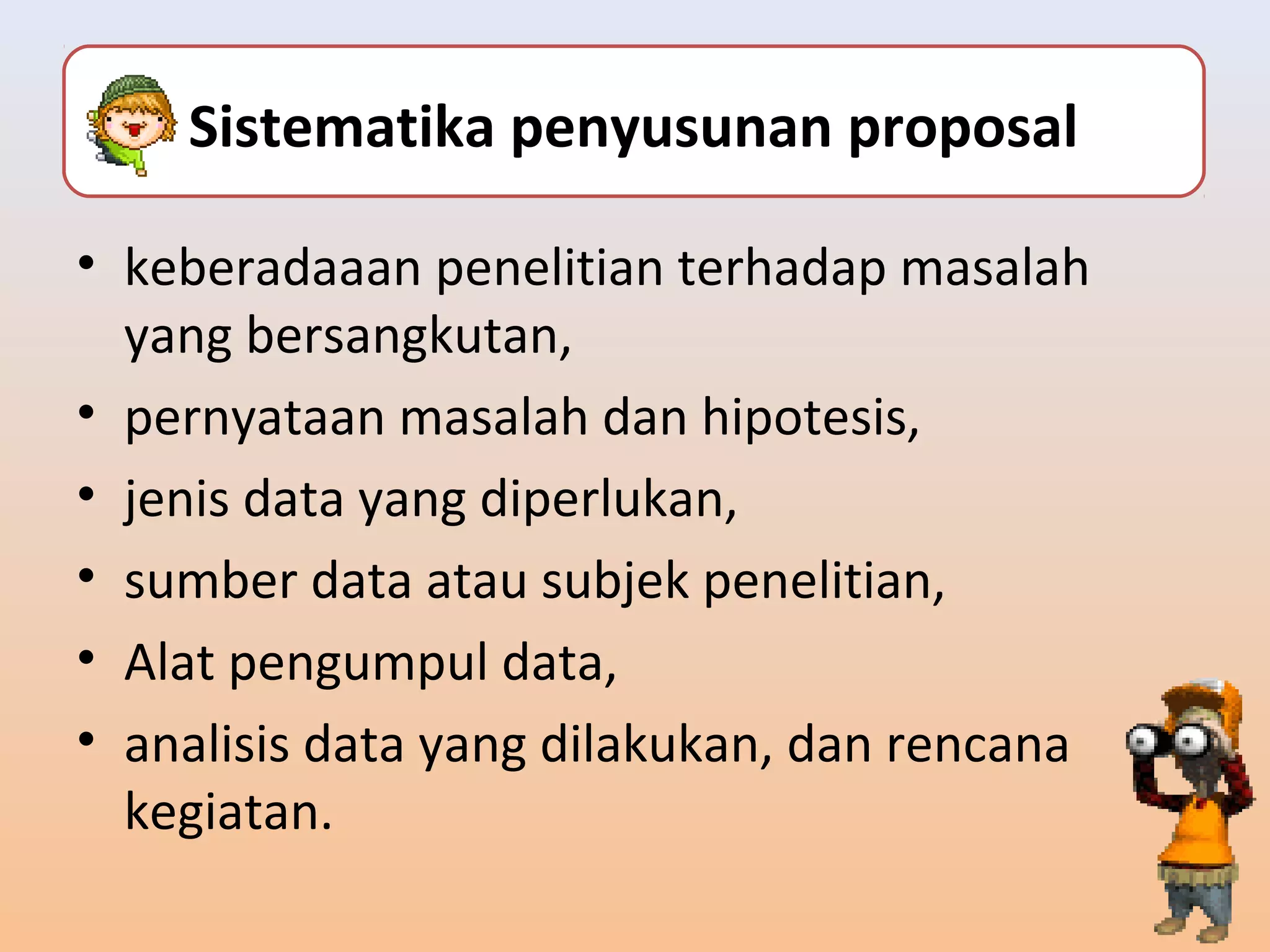 Ppt PROPOSAL PENELITIAN | PPT
