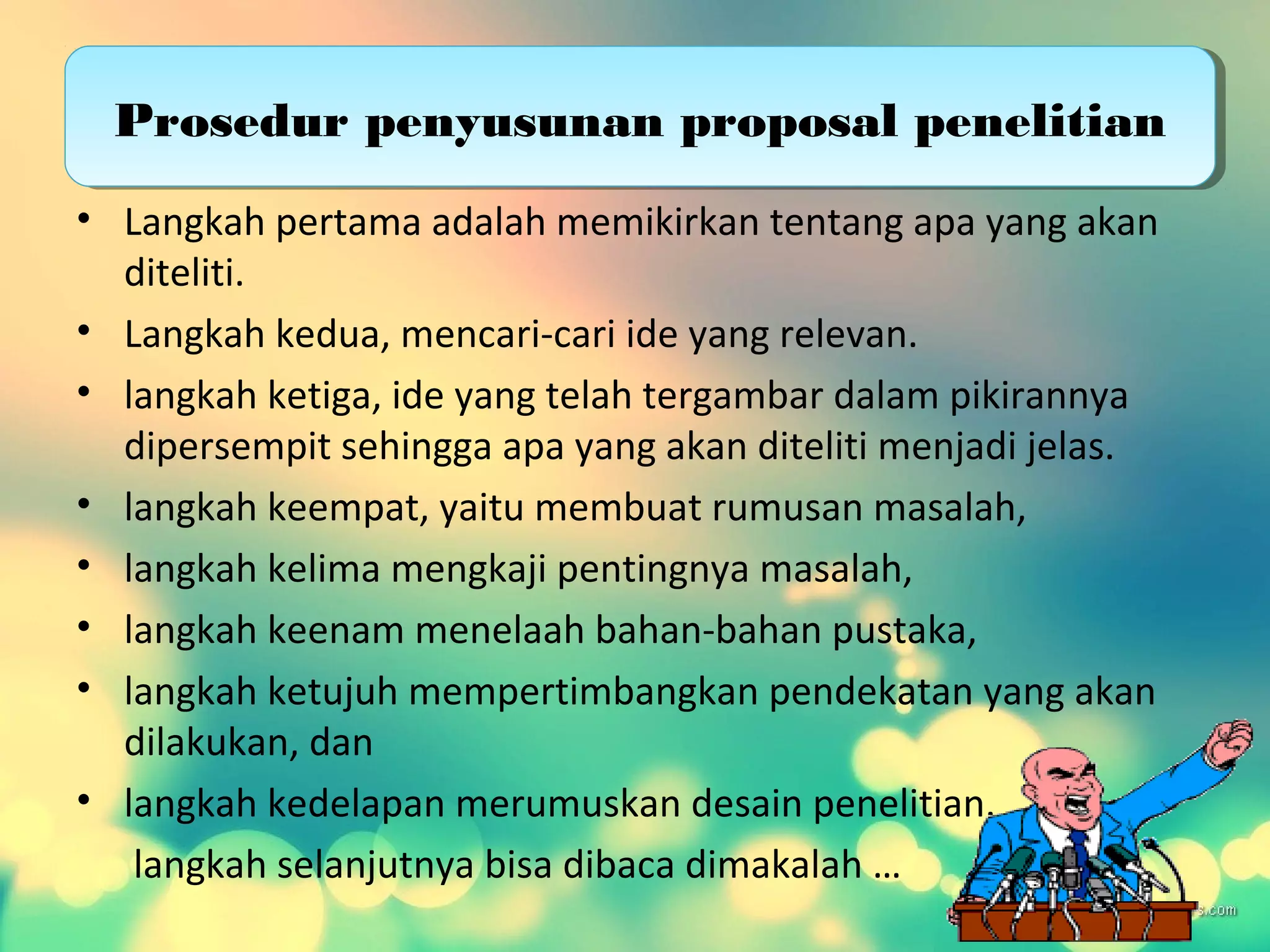 Ppt PROPOSAL PENELITIAN | PPT