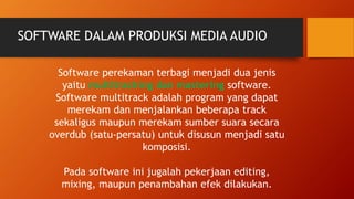 Ppt kelompok 10 media audio | PPTX