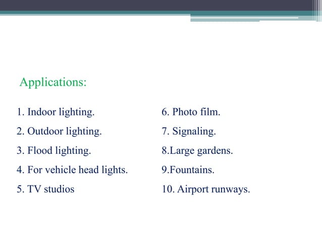 Ppt Types Of Lamps.pptx | Home Appliances | Home & Garden