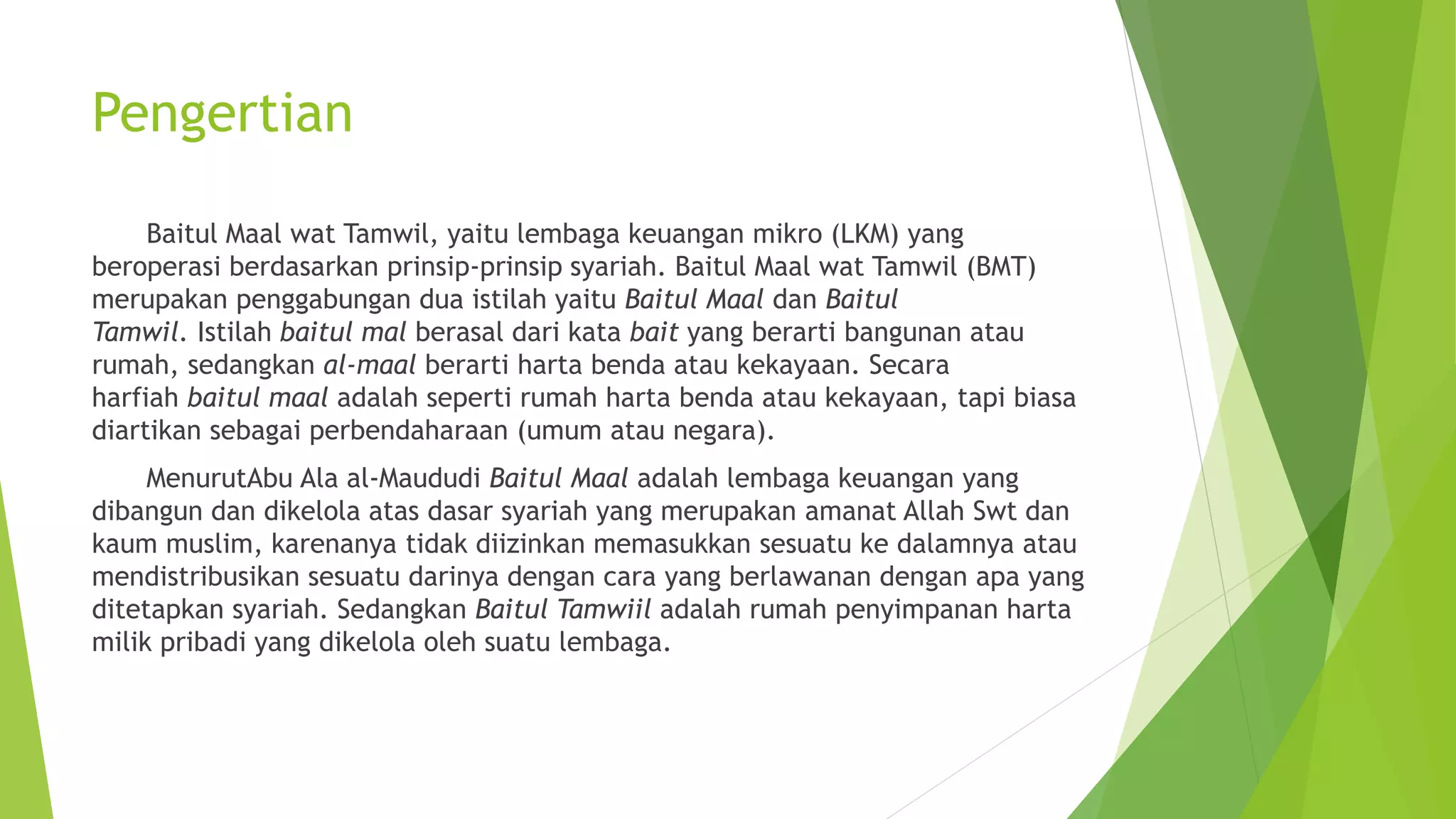 BAITUL MAAL WA TAMWIIL | PPTX