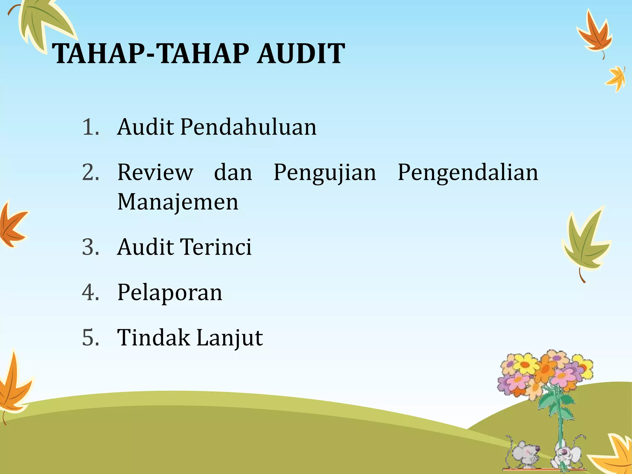 KONSEP AUDIT MANAJEMEN | PPTX