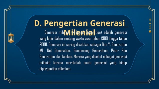PPT Generasi Milenial.pptxmmmmmmmmmmmm... nnn | PPT