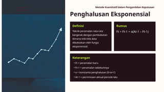 Metode Kuantitatif dalam Pengambilan Keputusan (Metode Peramalan).pptx