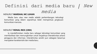 Perkembangan New Media / Media Baru | PPTX