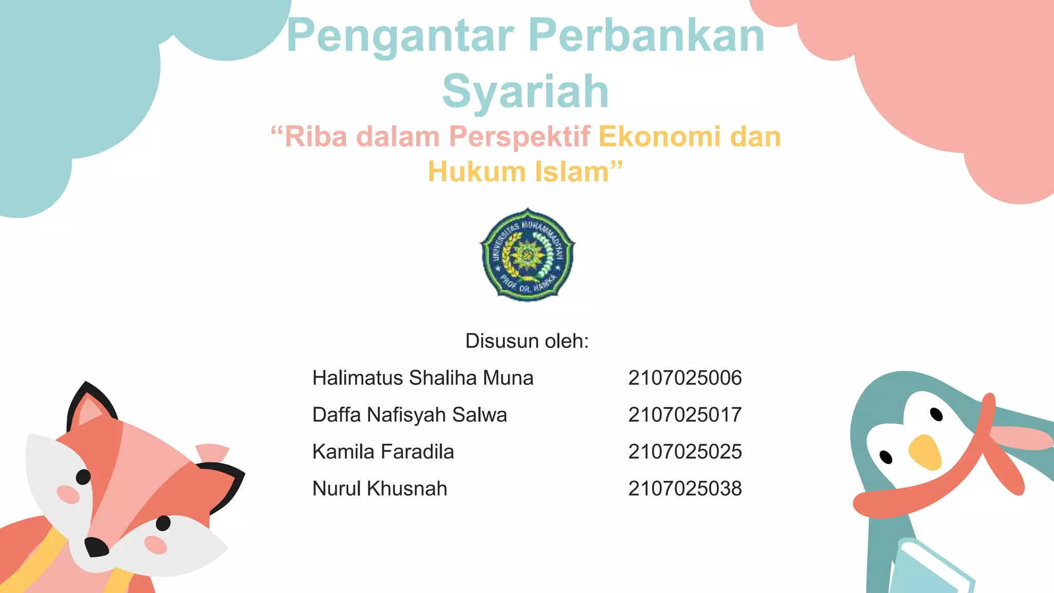 RIBA DALAM PERSPEKTIF HUKUM ISLAM | PPT